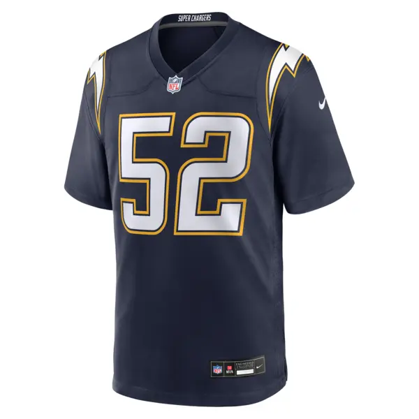 Nike Khalil Mack Los Angeles Chargers Nfl Game Jersey - Blue