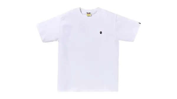 A BATHING APE One Point Tee Shirt - White