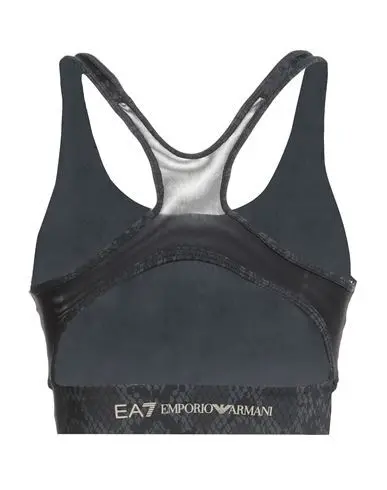 EA7 Snakeskin-print Sleeveless Sports Top