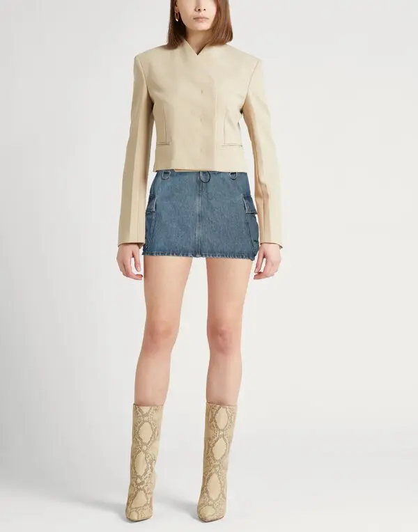 Coperni Flared Denim Skirt