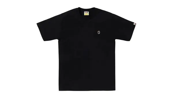 A BATHING APE One Point Tee Shirt - Black
