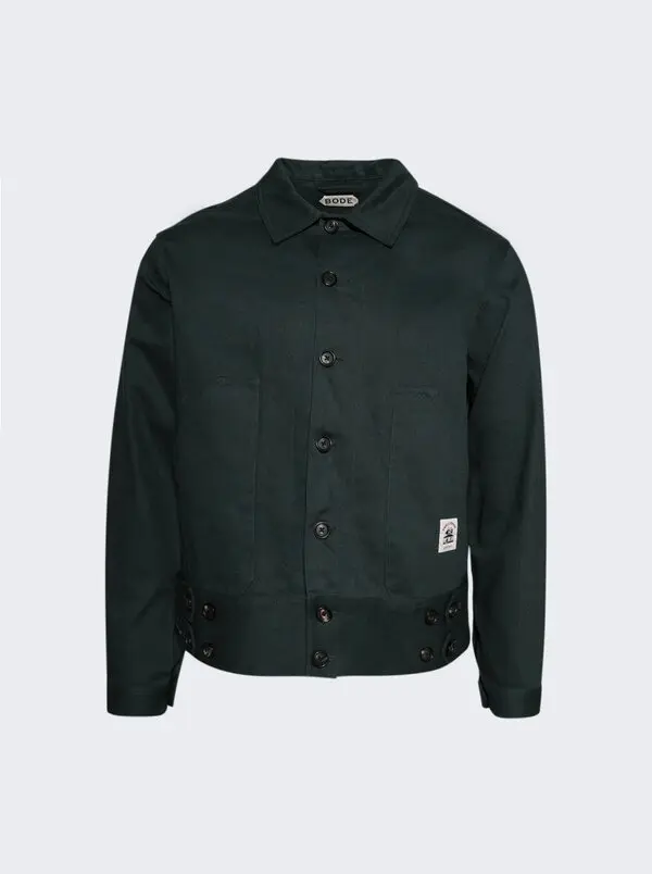 BODE Knolly Brook Side Tab Jacket - Green