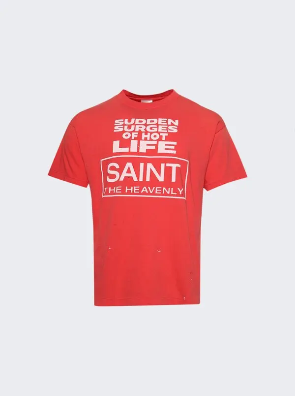 SAINT MXXXXXX Erupting Tee Red
