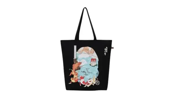 A BATHING APE X Ukiyoe Tote Bag - Sax