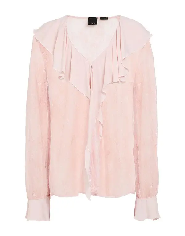 Pinko Ruched Lace Top