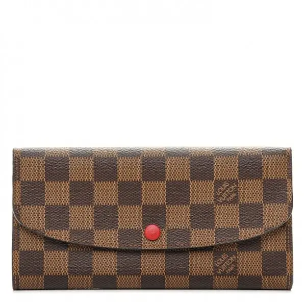 LOUIS VUITTON Wallet Emilie Damier Ebene