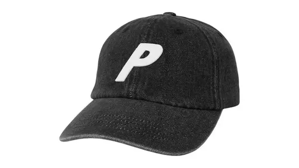 PALACE Denim 6-panel Hat - Black
