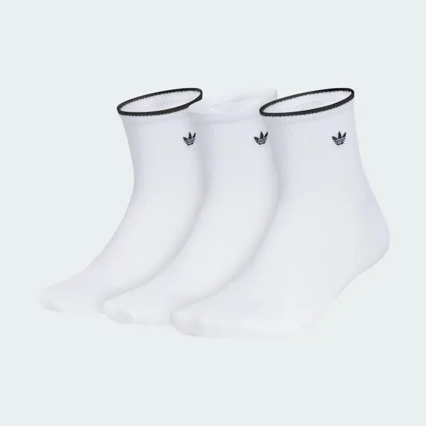 Adidas Originals Luna 3-pack High Quarter Socks - White