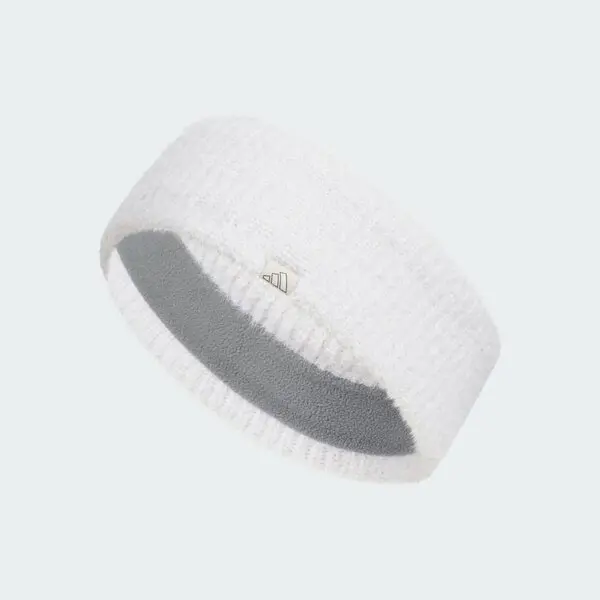 Adidas Lifestyle Fuzzy Headband - White / Beige / Grey