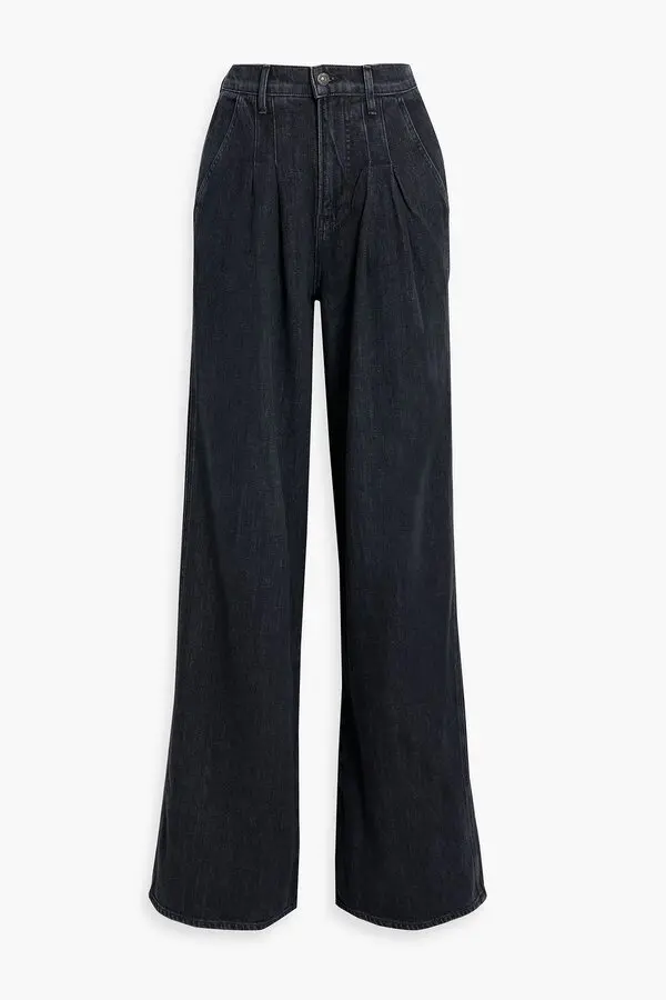 Veronica Beard Mia High-rise Wide-leg Jeans