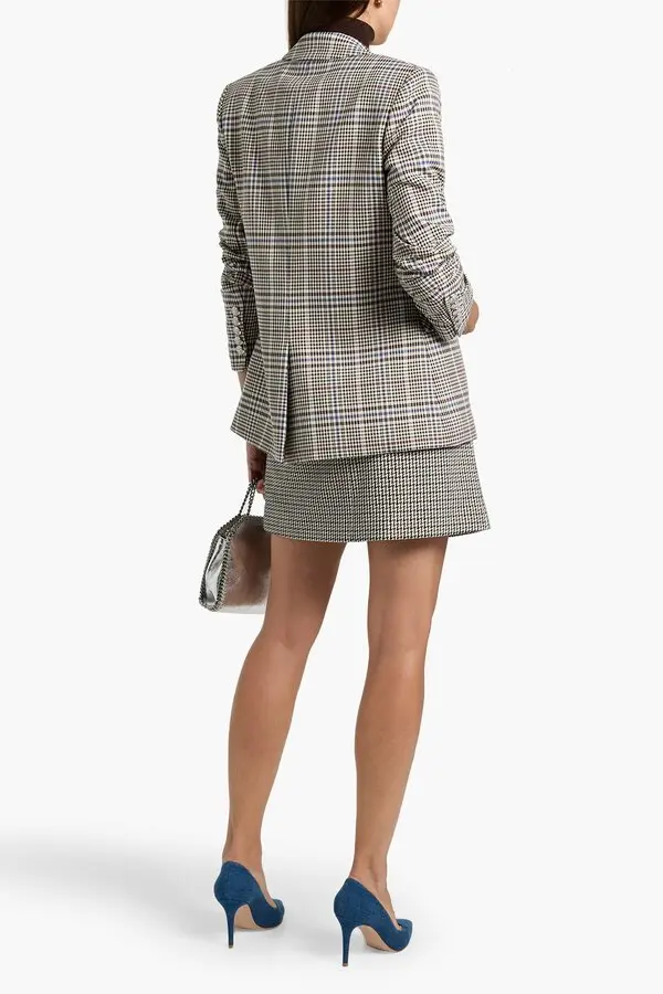 Veronica Beard Beacon Dickey Double-breasted Tweed Blazer