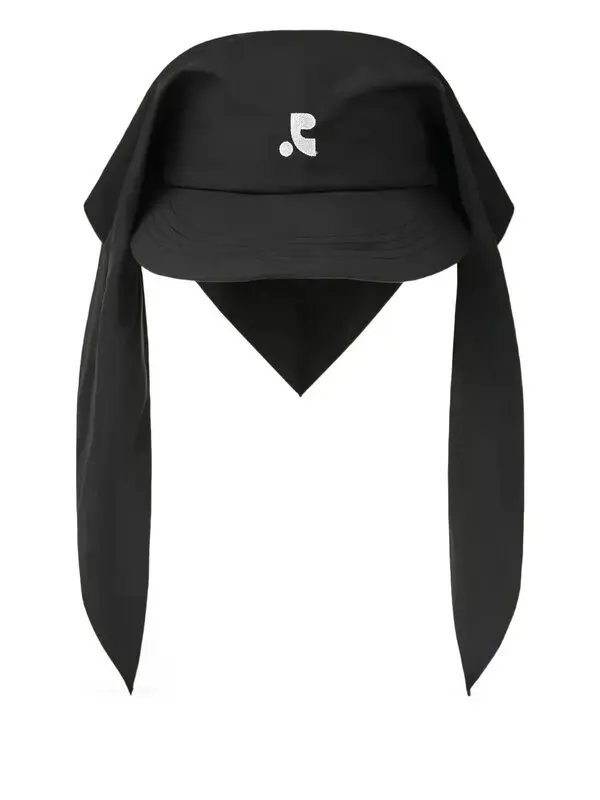 REST&RECREATION Logo Cap - Black