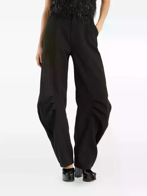 ROTATE BY BIRGER CHRISTENSEN Pleated Trousers - Black