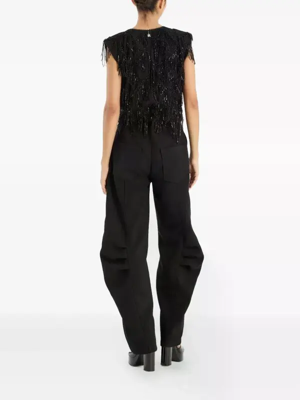 ROTATE BY BIRGER CHRISTENSEN Pleated Trousers - Black