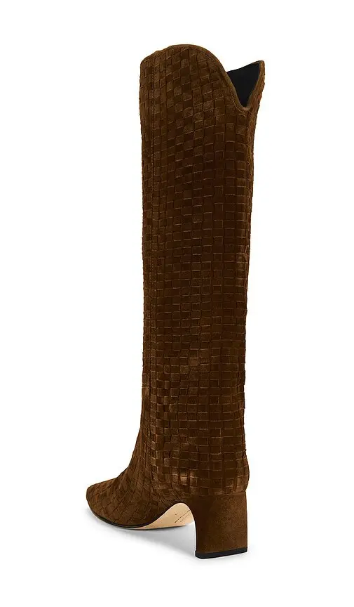 Freda Salvador Lennox Woven Suede Boots