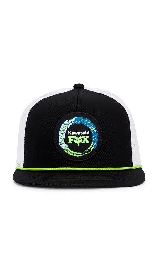 FOX RACING X Kawasaki Snapback Hat - Black