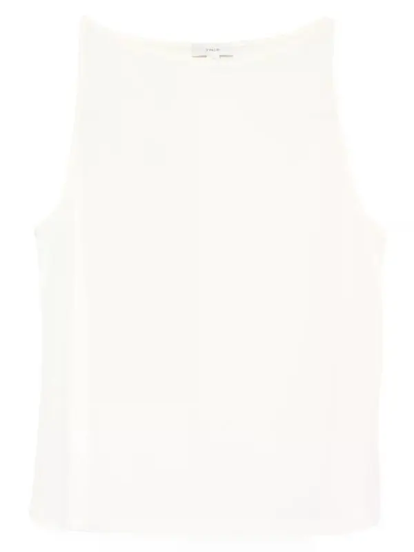 Vince Boatneck Sleeveless Top - Neutrals