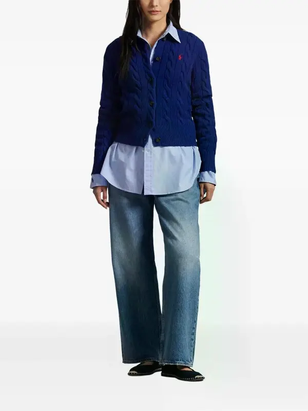 Polo Ralph Lauren Cable-knit Cardigan - Blue
