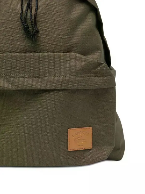 Lacoste Logo-patch Backpack - Green