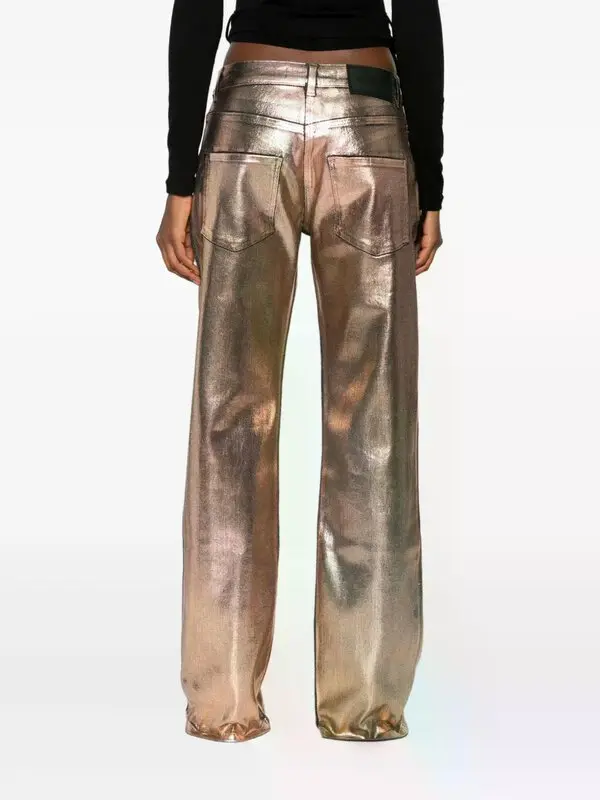 Ottolinger Metallic-panel Straight-leg Jeans