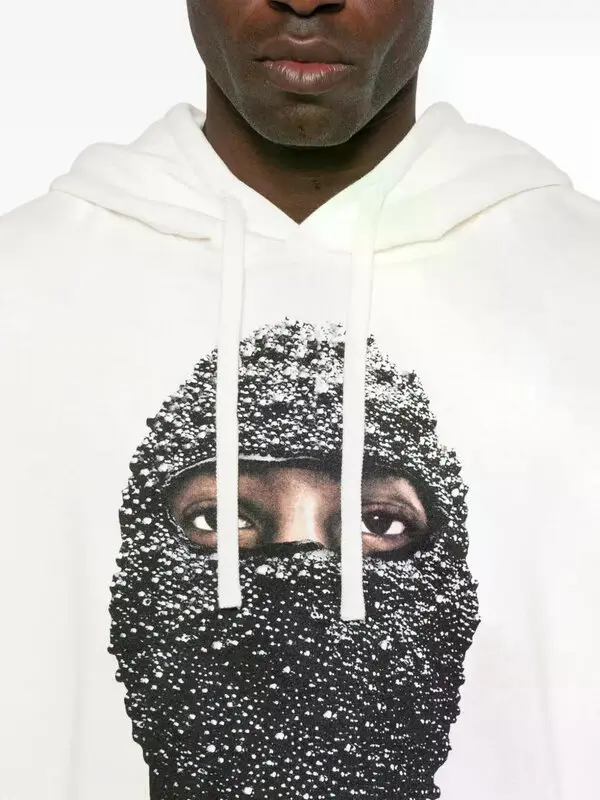 IH NOM UH NIT Graphic Print Hoodie - White