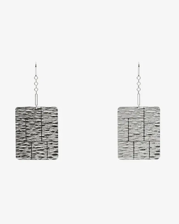 Isabel Marant Blacke Pendant Earrings - Silver