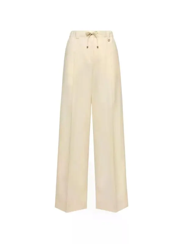 Moncler Drawstring Waist Wide-leg Trousers - Neutrals