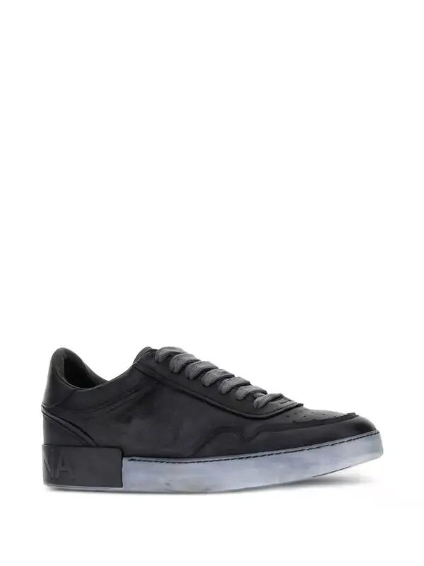 Dolce & Gabbana Portofino Perforated-detailing Sneakers - Black