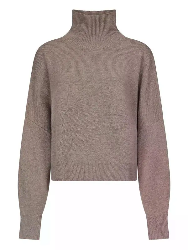 Loulou De Saison Luke Ribbed-collar Wool Sweater - Brown
