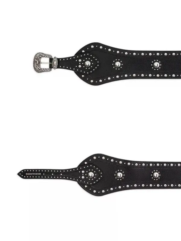 Dsquared2 Studded Leather Belt