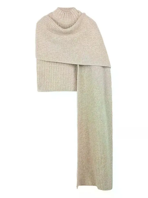 Ports 1961 Ribbed Sleeveless Top With Scarf
