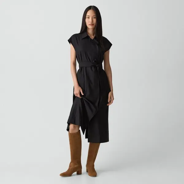 Theory Tall Suede Boots - Wood