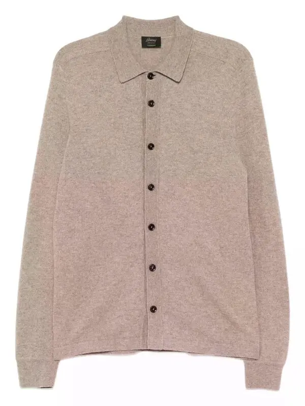 Brioni Cashmere Shirt - Neutrals