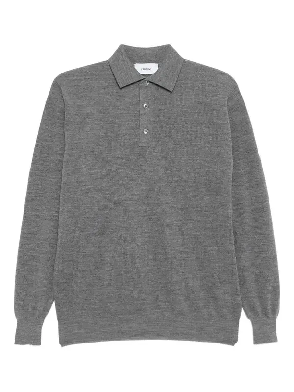 LARDINI Wool Polo Shirt
