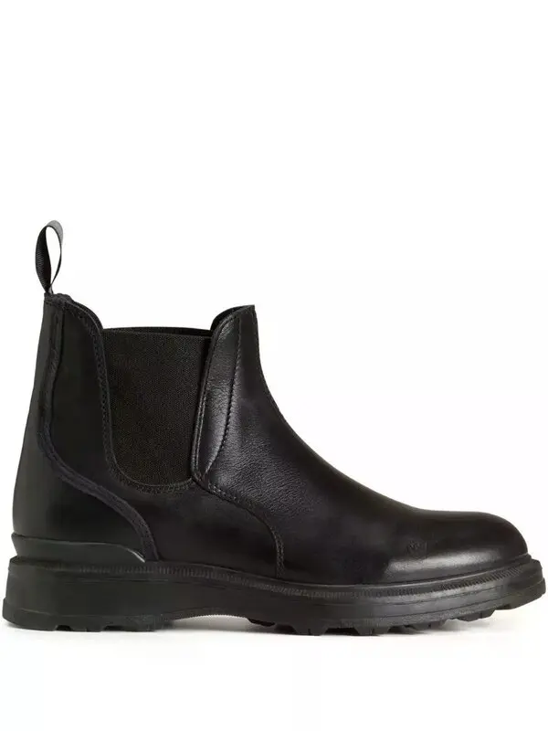 Woolrich Elastic-panelled Leather Boots