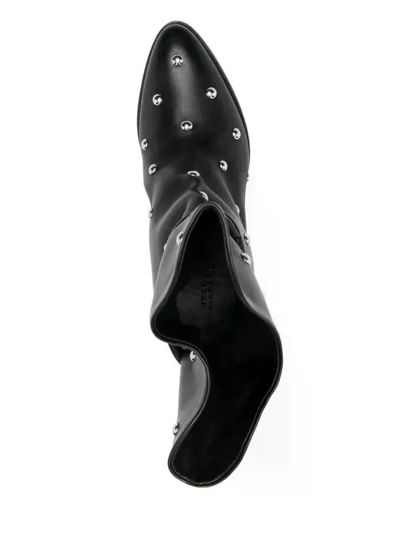 Isabel Marant Étoile 100mm Lolya Studded Leather Boots