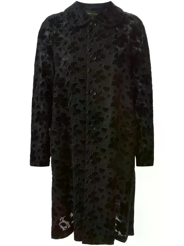 Comme Des Garçons Lace Buttoned Coat