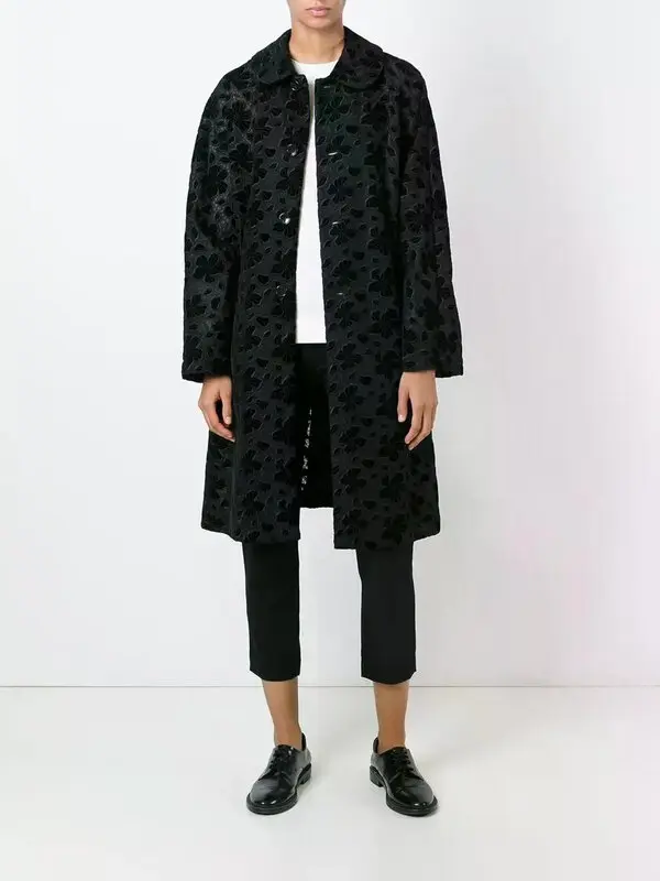 Comme Des Garçons Lace Buttoned Coat