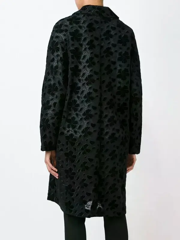 Comme Des Garçons Lace Buttoned Coat