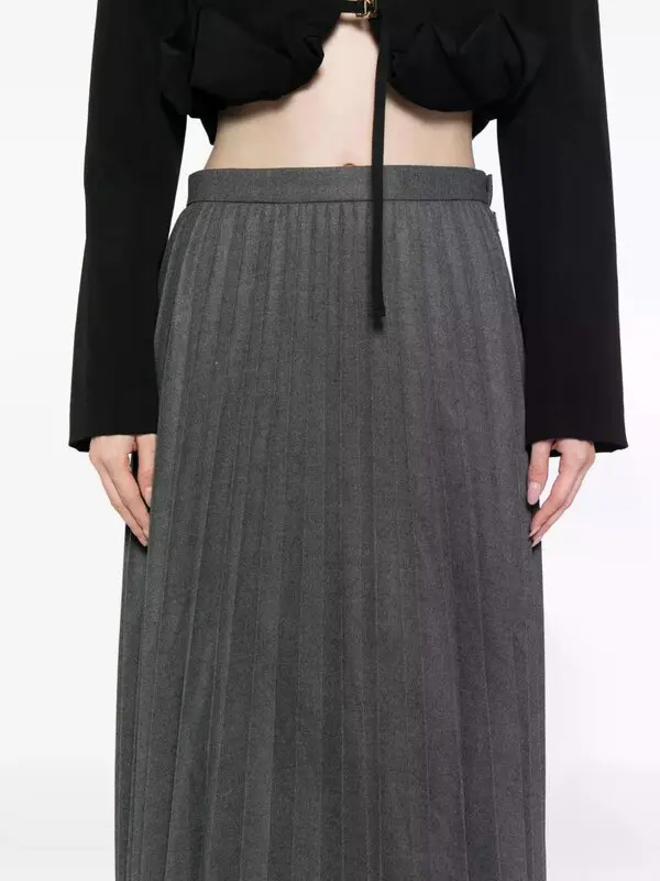 JNBY Pleated Midi Skirt