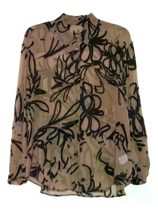 JNBY Printed Silk Shirt