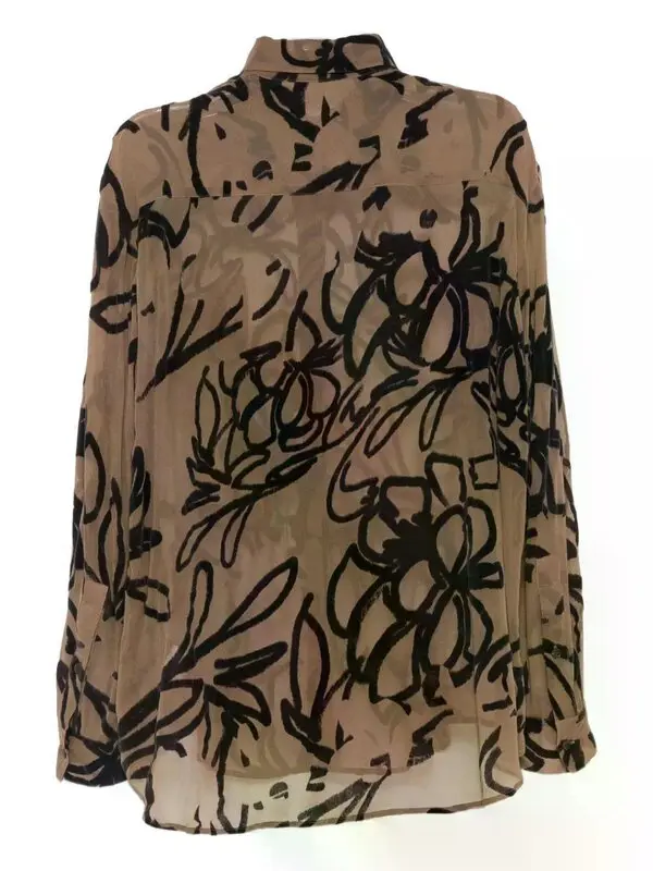 JNBY Printed Silk Shirt