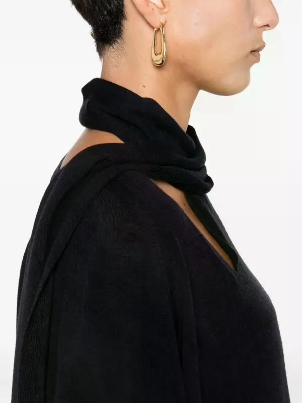 Incotex Cut-out Detail Sweater