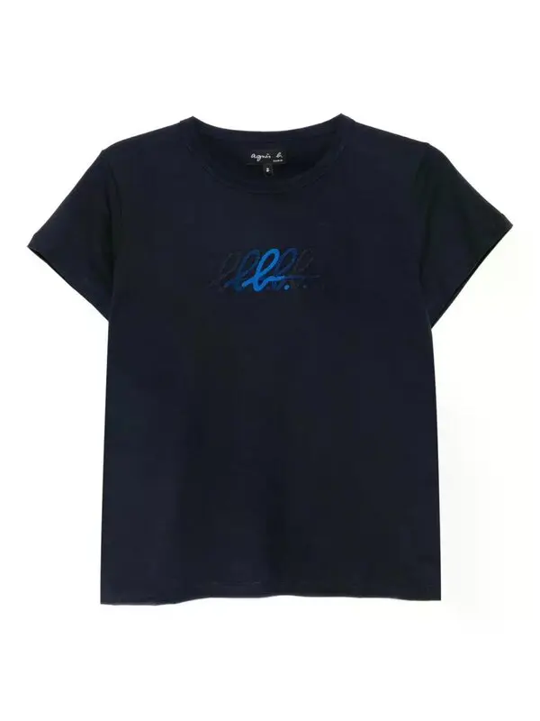 AGNÈS B. Logo Cotton T-shirt