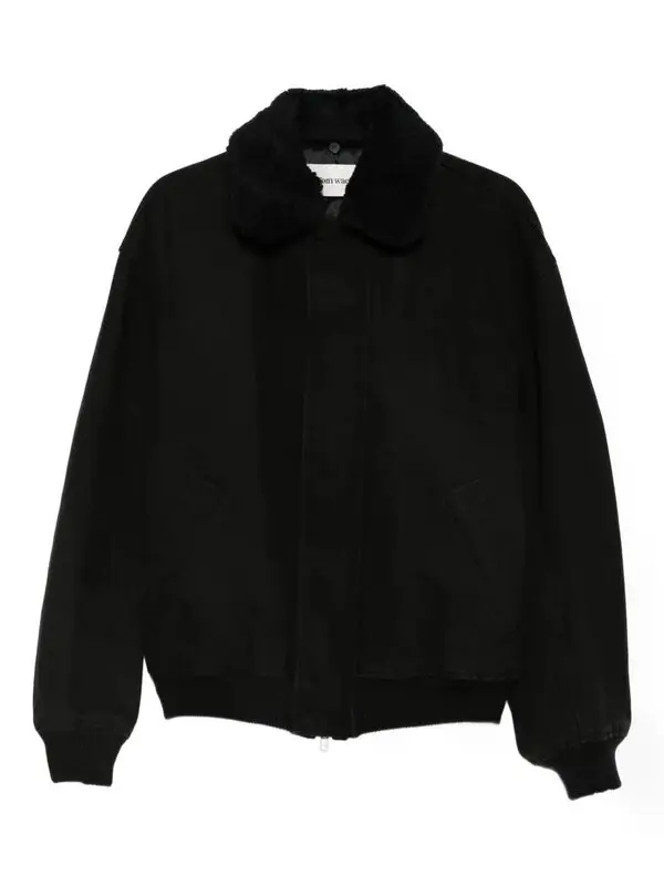TONYWACK Fleece-collar Bomber Jacket