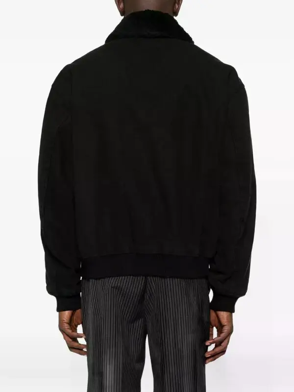 TONYWACK Fleece-collar Bomber Jacket