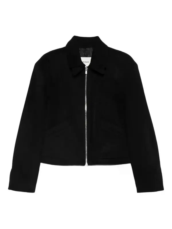 TONYWACK Zip-front Patch-pocket Jacket