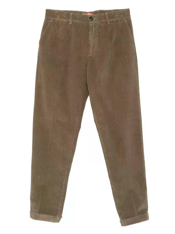 CRUNA Pleated Corduroy Trousers