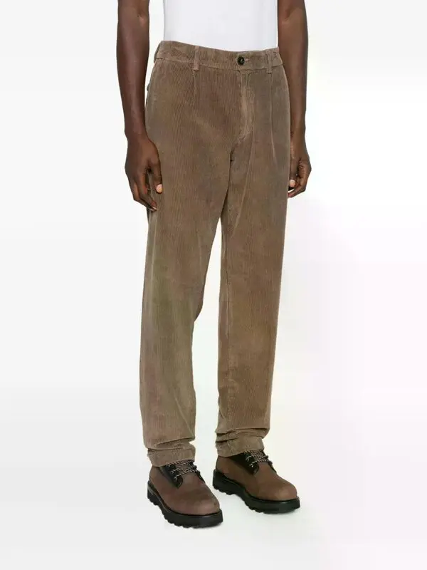 CRUNA Pleated Corduroy Trousers