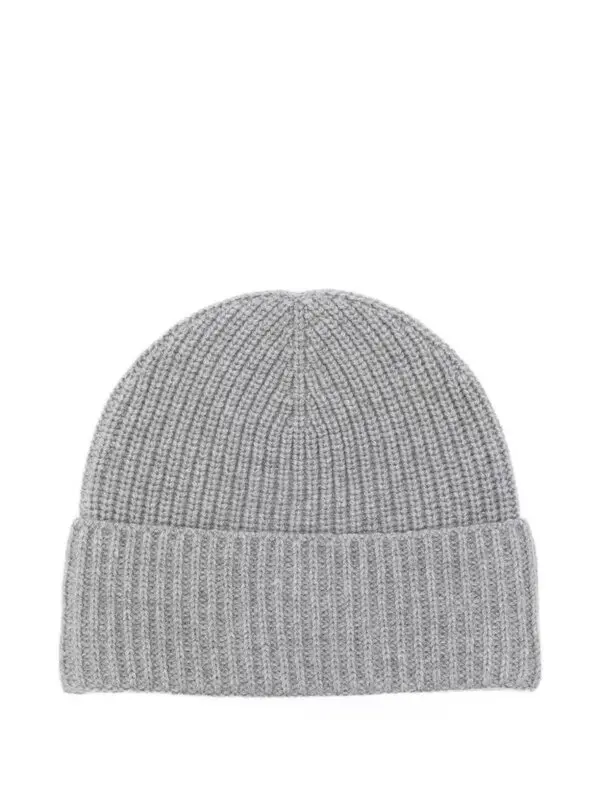Moncler Cashmere Logo-patch Beanie